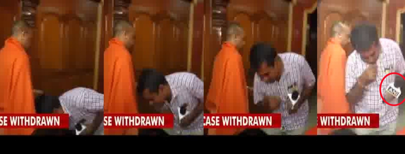 Video of ANI reporter touching Yogi Adityanath's feet raises eyebrows ...