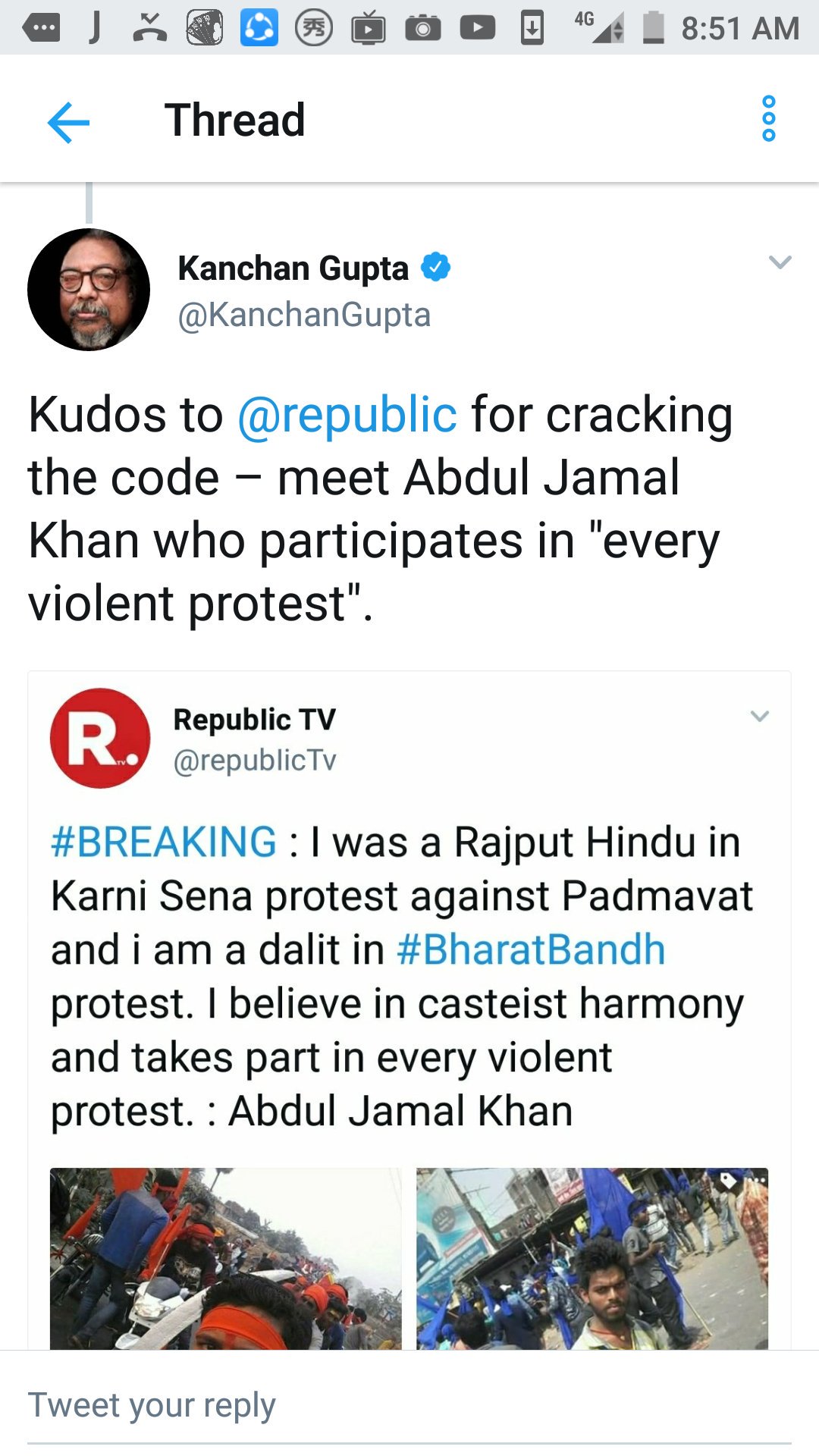 Many including India TV, Kanchan Gupta relay claim from a parody ...