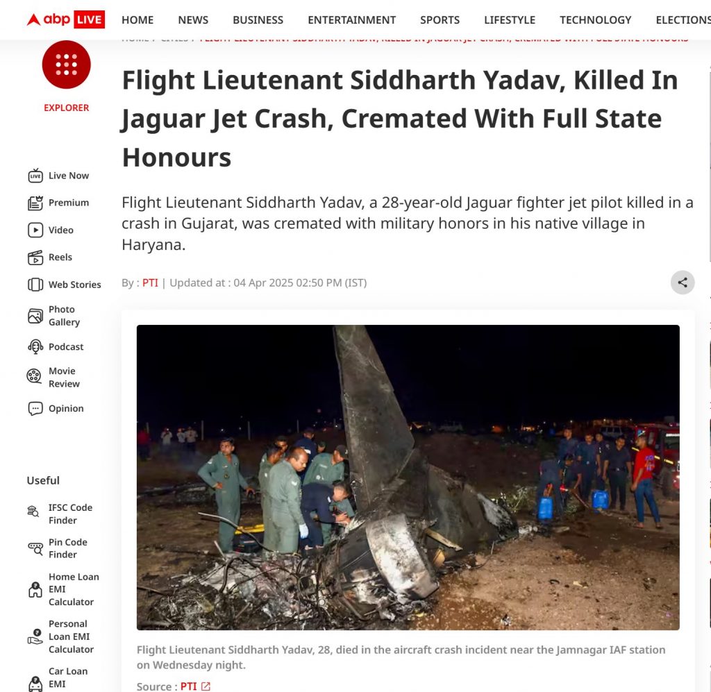 Operation Sindoor: Edited Republic video, old visuals of IAF jet crash ...