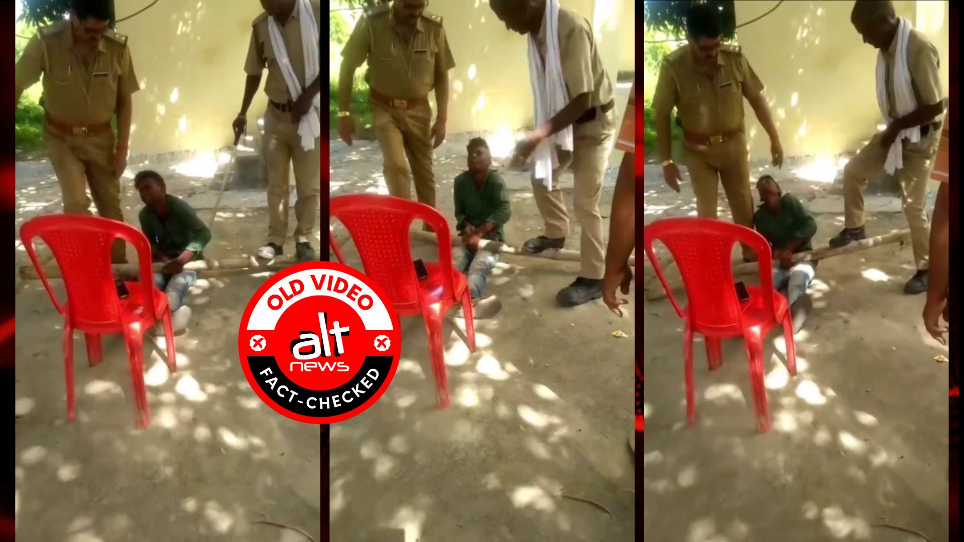 Old video of police brutality from UP viral again. Action was taken ...